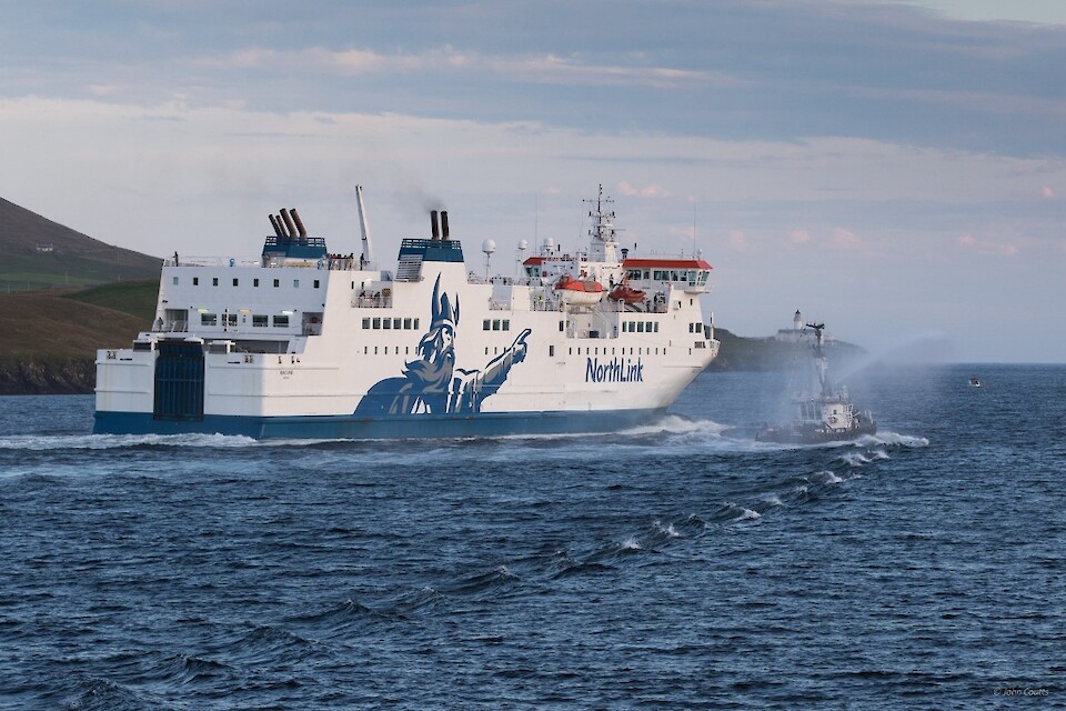 Captain Wheeler's final departure | Lerwick Port Authority