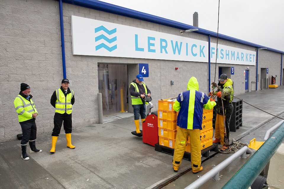 Lerwick fishmarket opens for business | Lerwick Port Authority