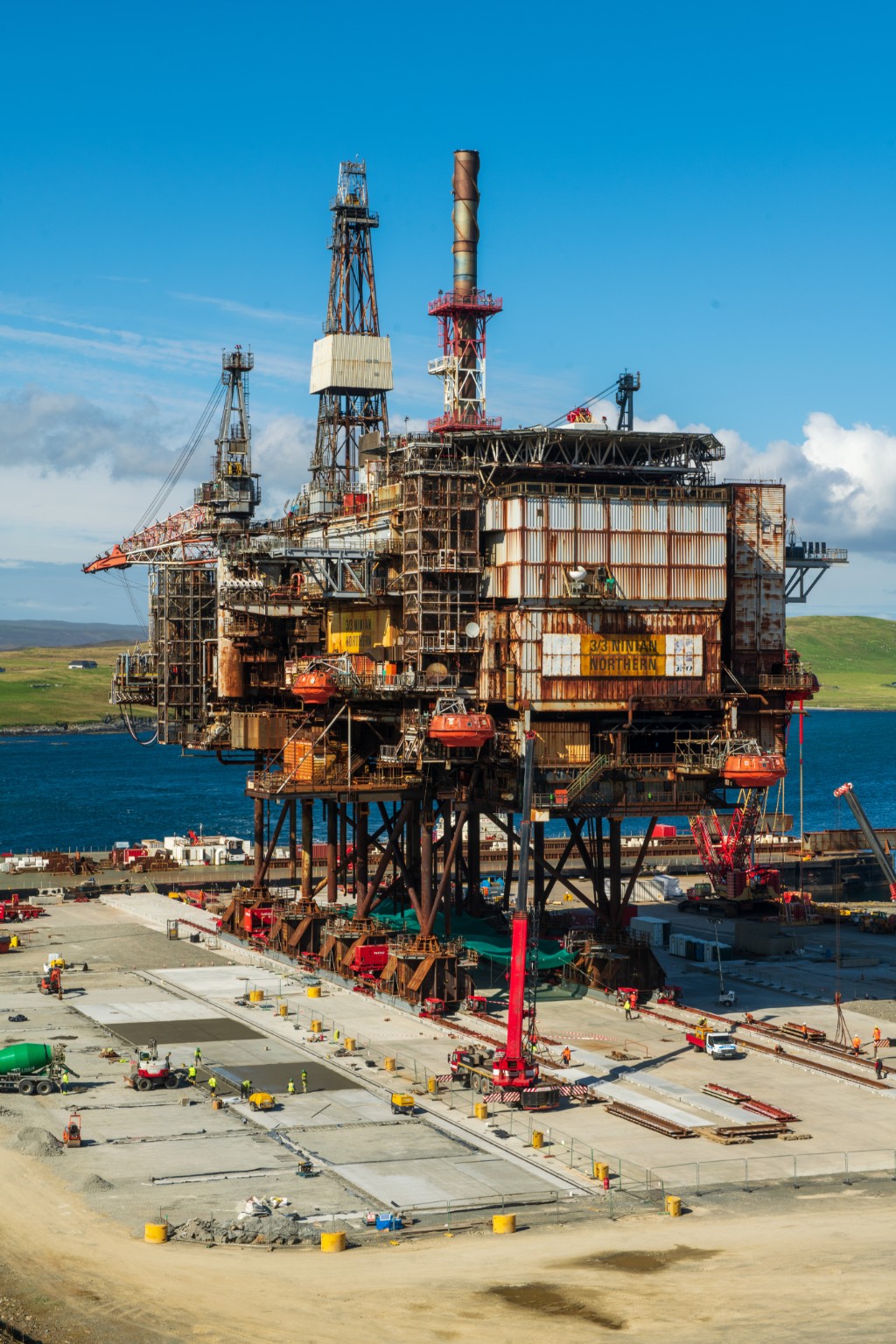 In pictures: Ninian Northern | Lerwick Port Authority