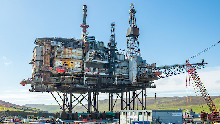In pictures: Ninian Northern | Lerwick Port Authority