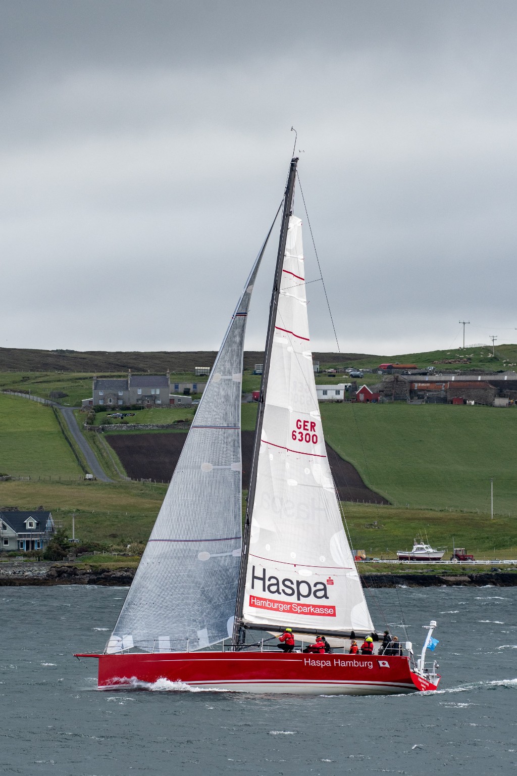 Haspa Hamburg takes line honours | Lerwick Port Authority