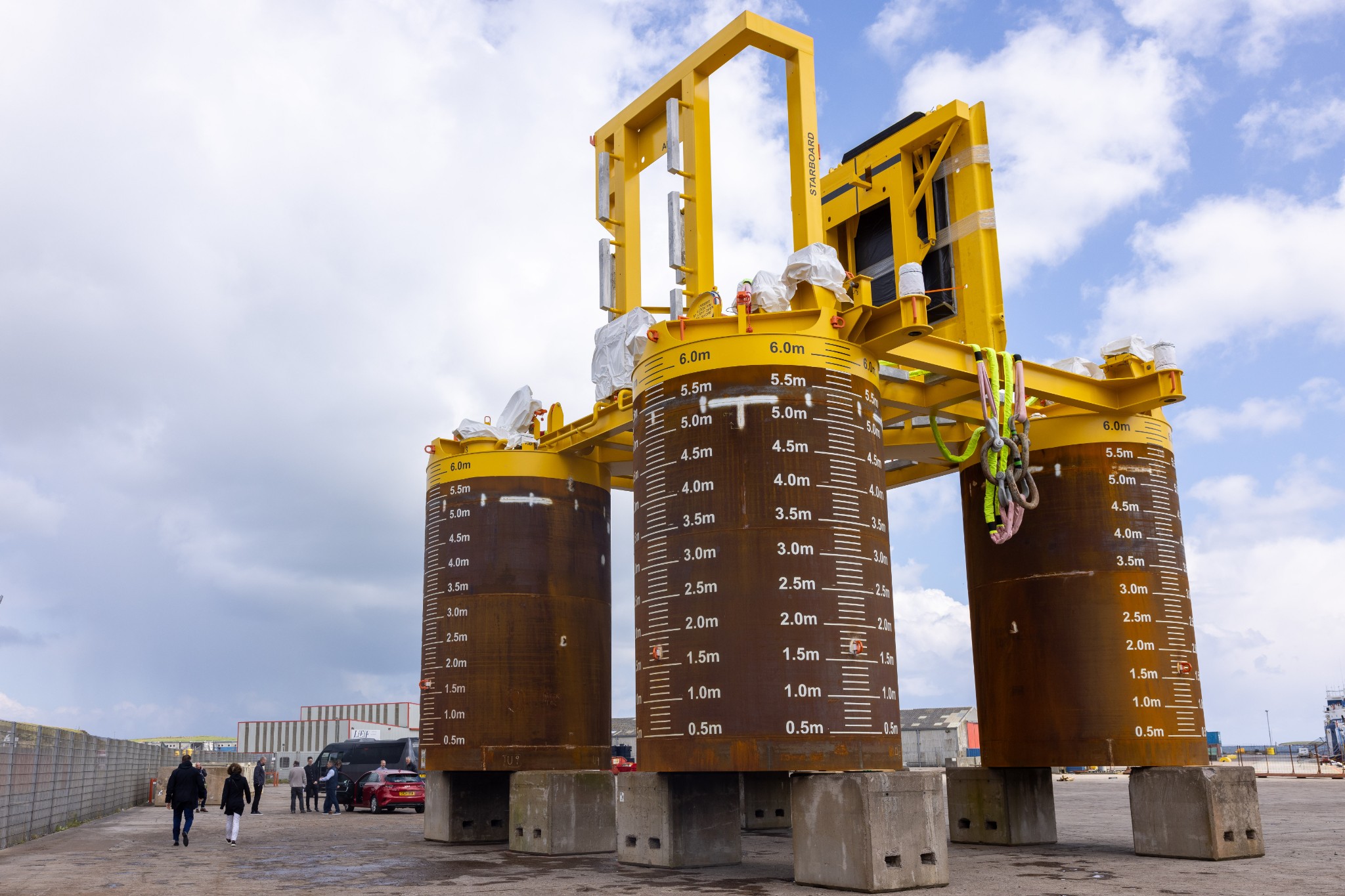 Lerwick Harbour servicing Rosebank development | Lerwick Port Authority